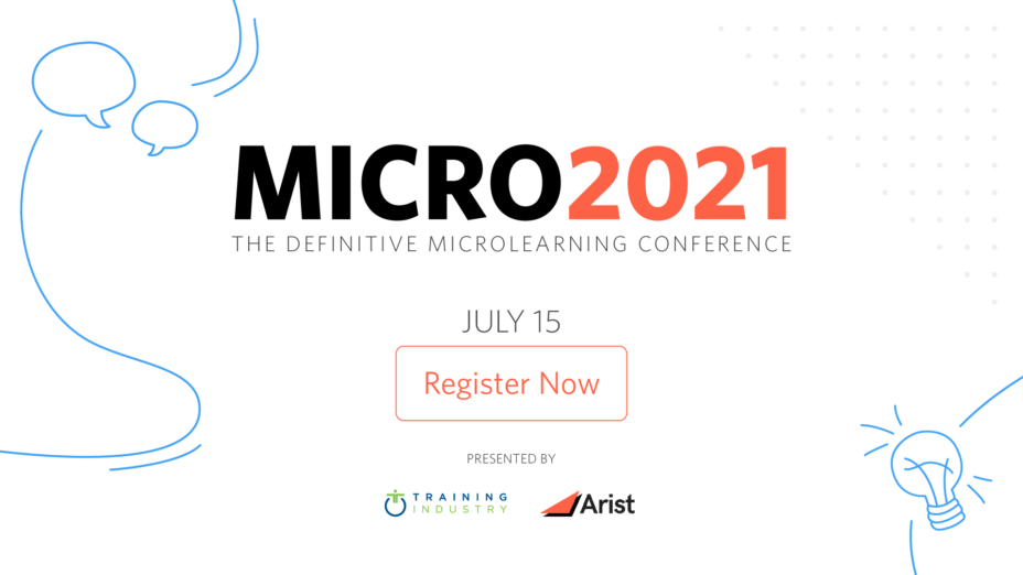 Micro2021: The Definitive Microlearning Conference - Training Industry