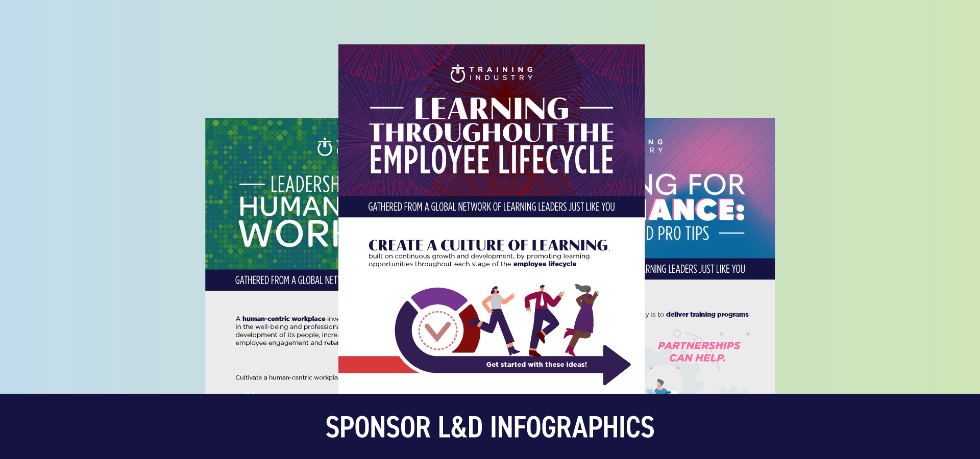 Sponsor Topic-Based Training Industry Monthly Infographics