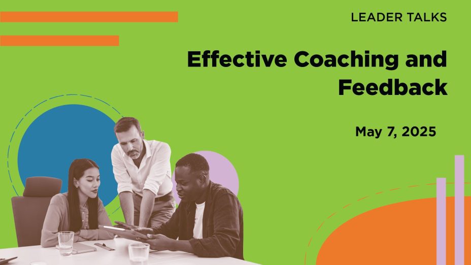 [Leader Talk] Effective Coaching and Feedback - Training Industry